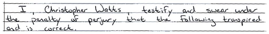 Chris Watts Defends Pal's Prison Lawsuit In Handwritten Court Letter