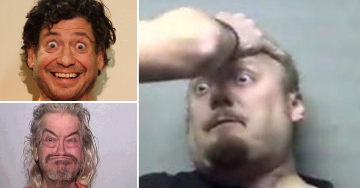 Here are 10 crazy mugshots and why the suspects were in cuffs